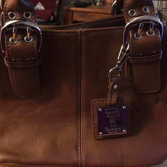Tignanello | Bags | Tignanello Brown Leather Handbag | Poshmark